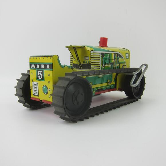 Marx | Toys | Vintage Marx Climbing Tractor 5 Wind Up Tin Litho Toy ...